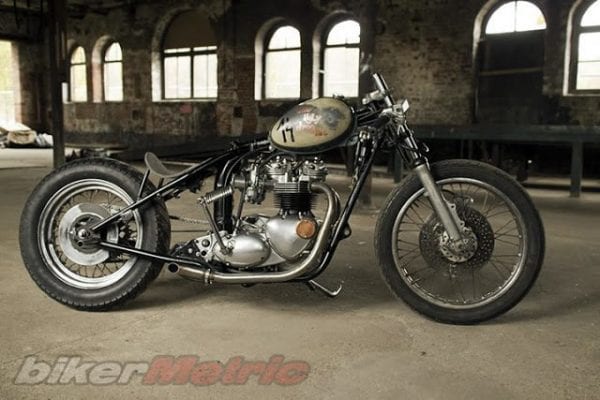 william's 1967 triumph bonneville chopper - bikerMetric