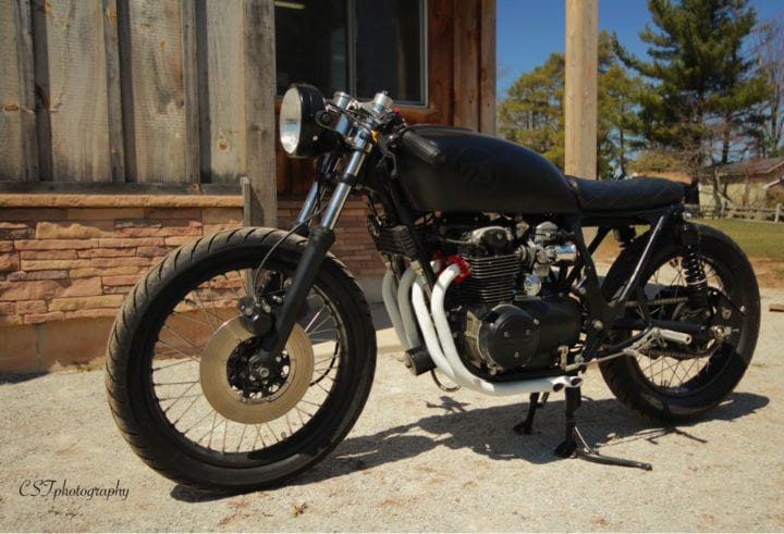 custom honda cb550 by bullit custom cycles - bikerMetric